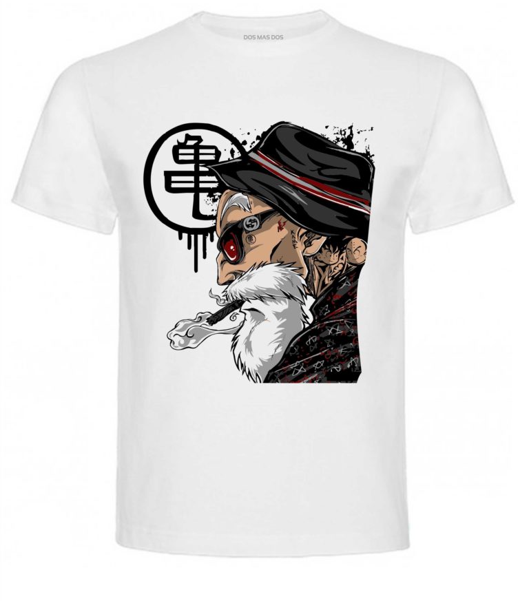 CAMISETA MAESTRO ROSHI - Dos Más Dos Estampaciones